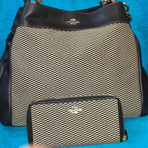 Coach | Bags | Coach Limited Edition Edie Shoulder Bag And Wallet In ...